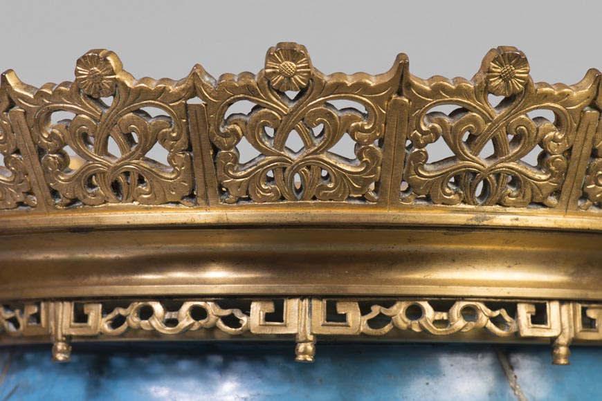 André-Fernand THESMAR et Ferdinand BARBEDIENNE, rare et grand vase ...
