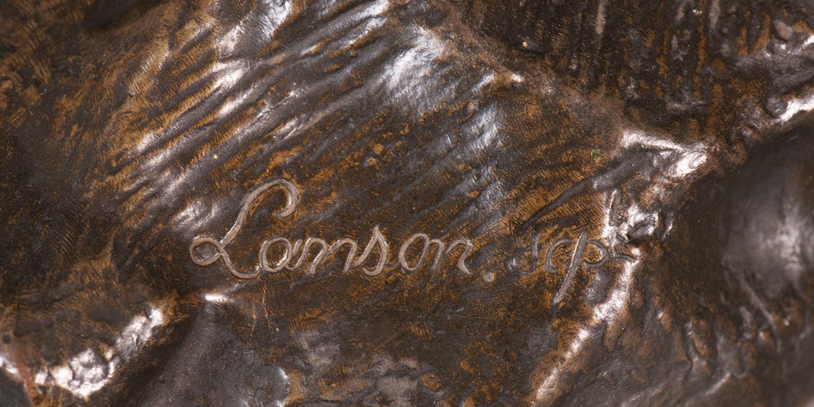 Alfred Désiré LANSON (1851-1938) - Jason et la Toison d'or - Sculpture