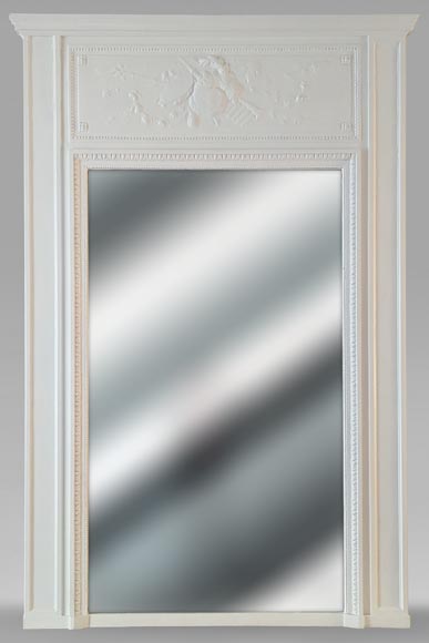 Trumeau de style Louis XVI décor d'instruments de musique - Glaces ...