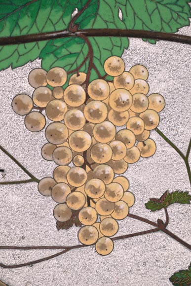 Fernand Thesmar, Plat à la vigne sur fond d’argent, 1880 - Céramique ...