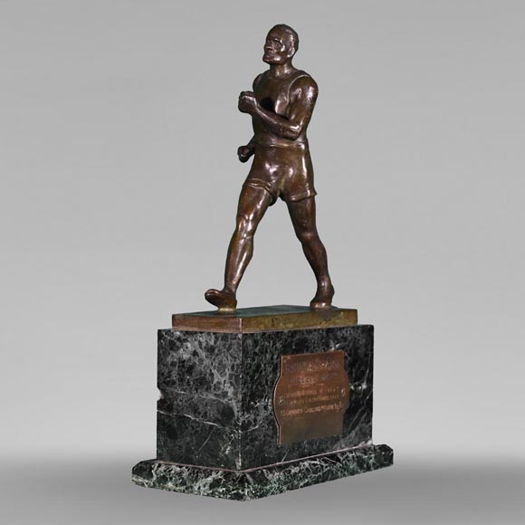 "Le Marcheur", sculpture en bronze - Sculpture