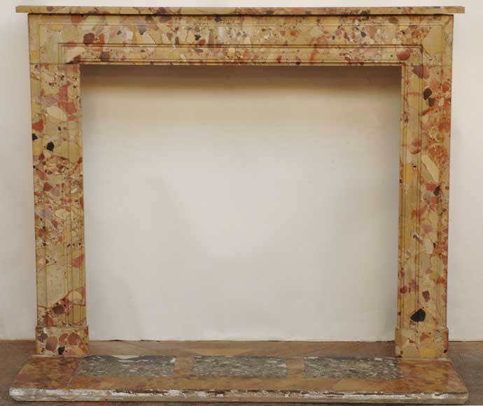 Cheminée en marbre Brèche d'Alep - Marbre